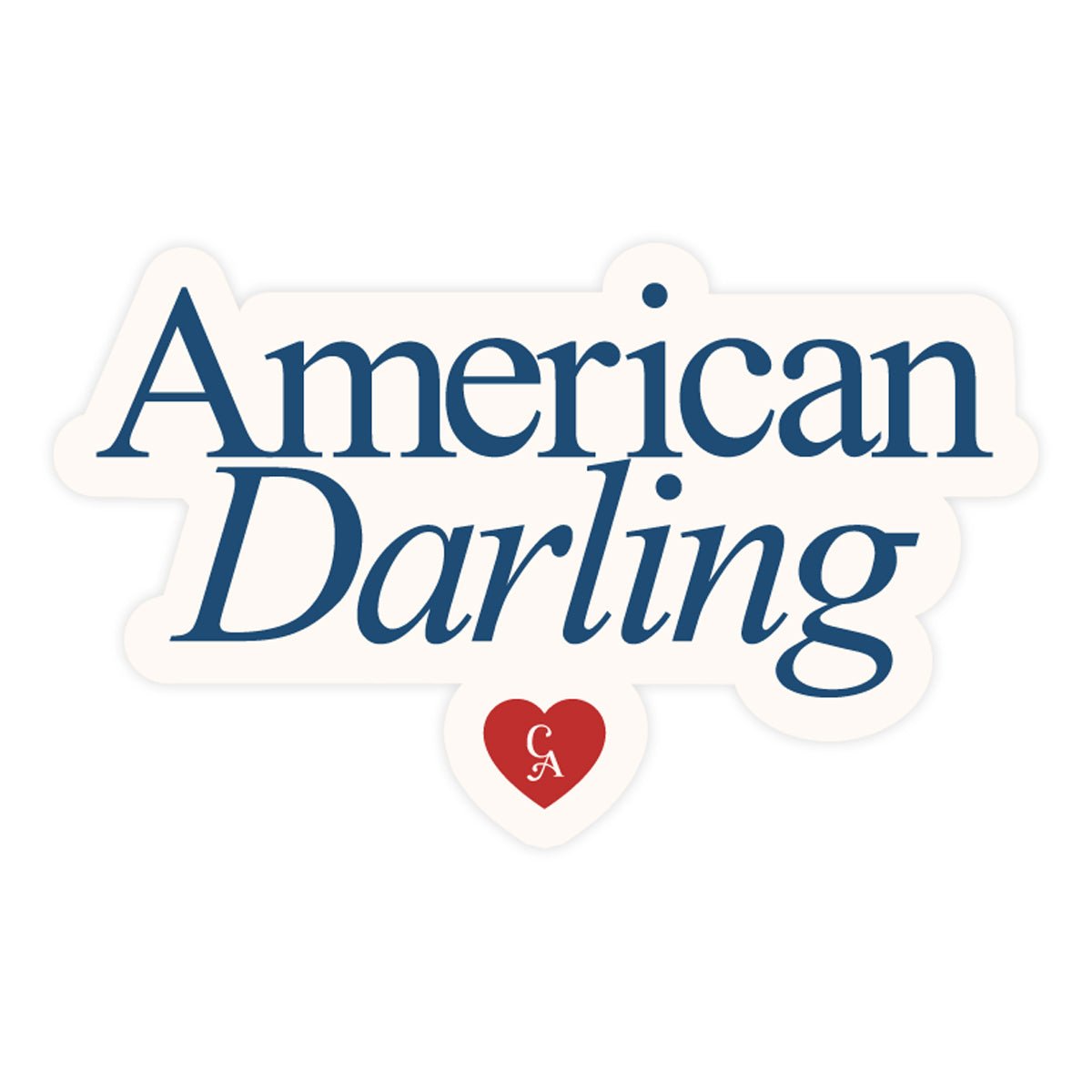 AMERICAN DARLING STICKER – Official TPUSA Merch